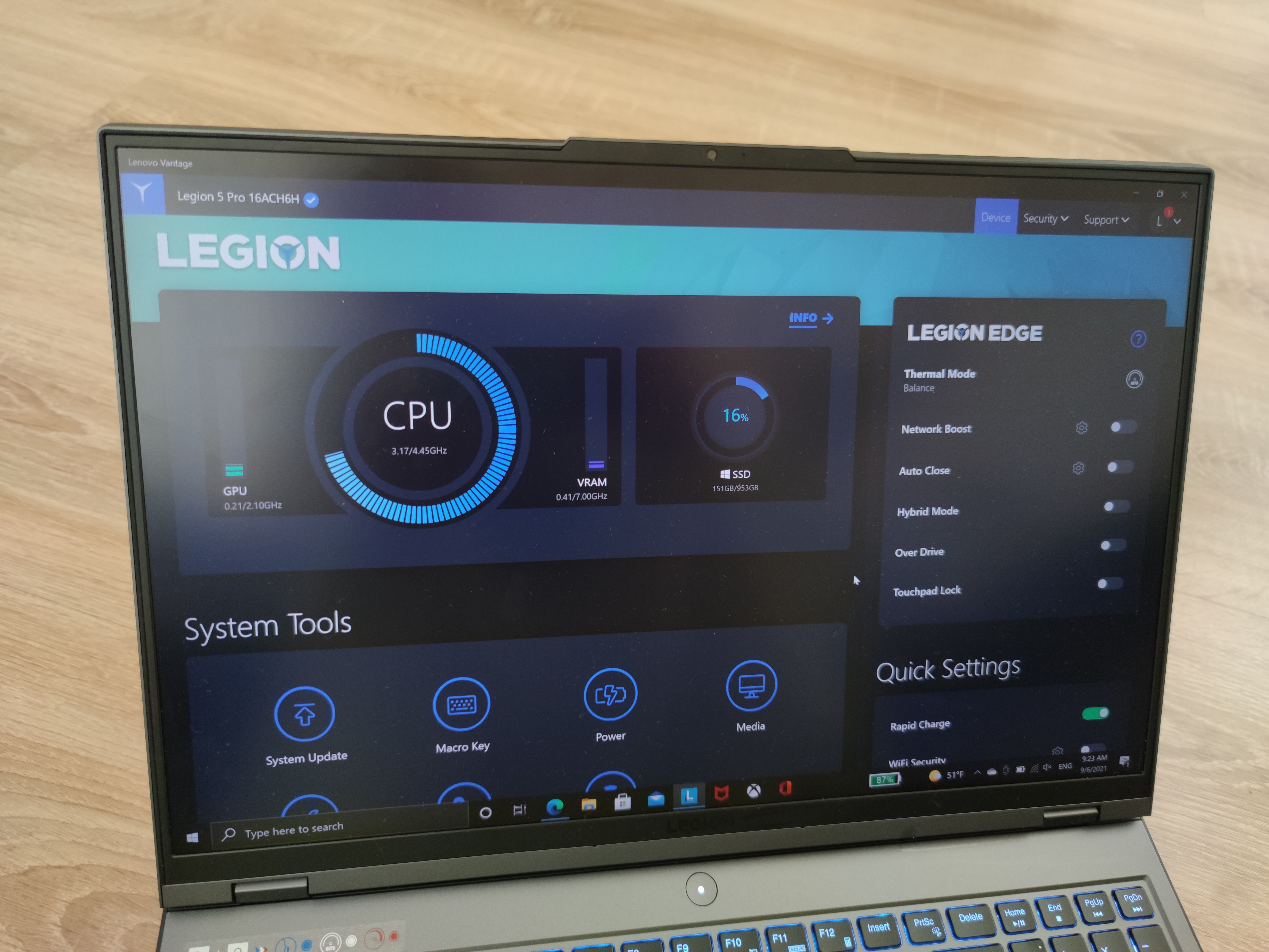 Lenovo Legion 5 Pro 16ACH6H - hardvérový test / recenzia | Sector.sk