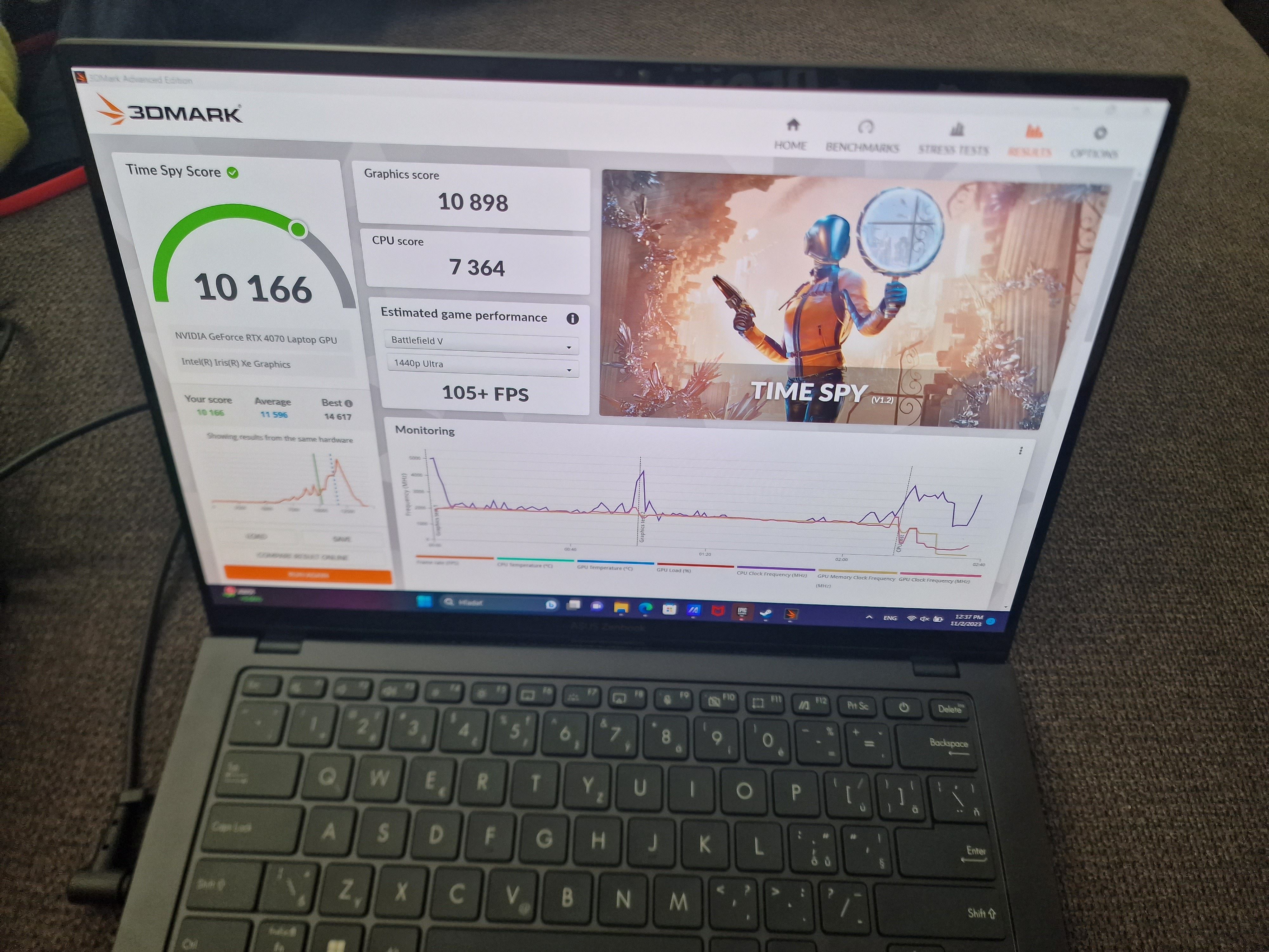 ASUS Zenbook Pro 14 OLED - UX6404 - OLED notebook - hardvérový test ...