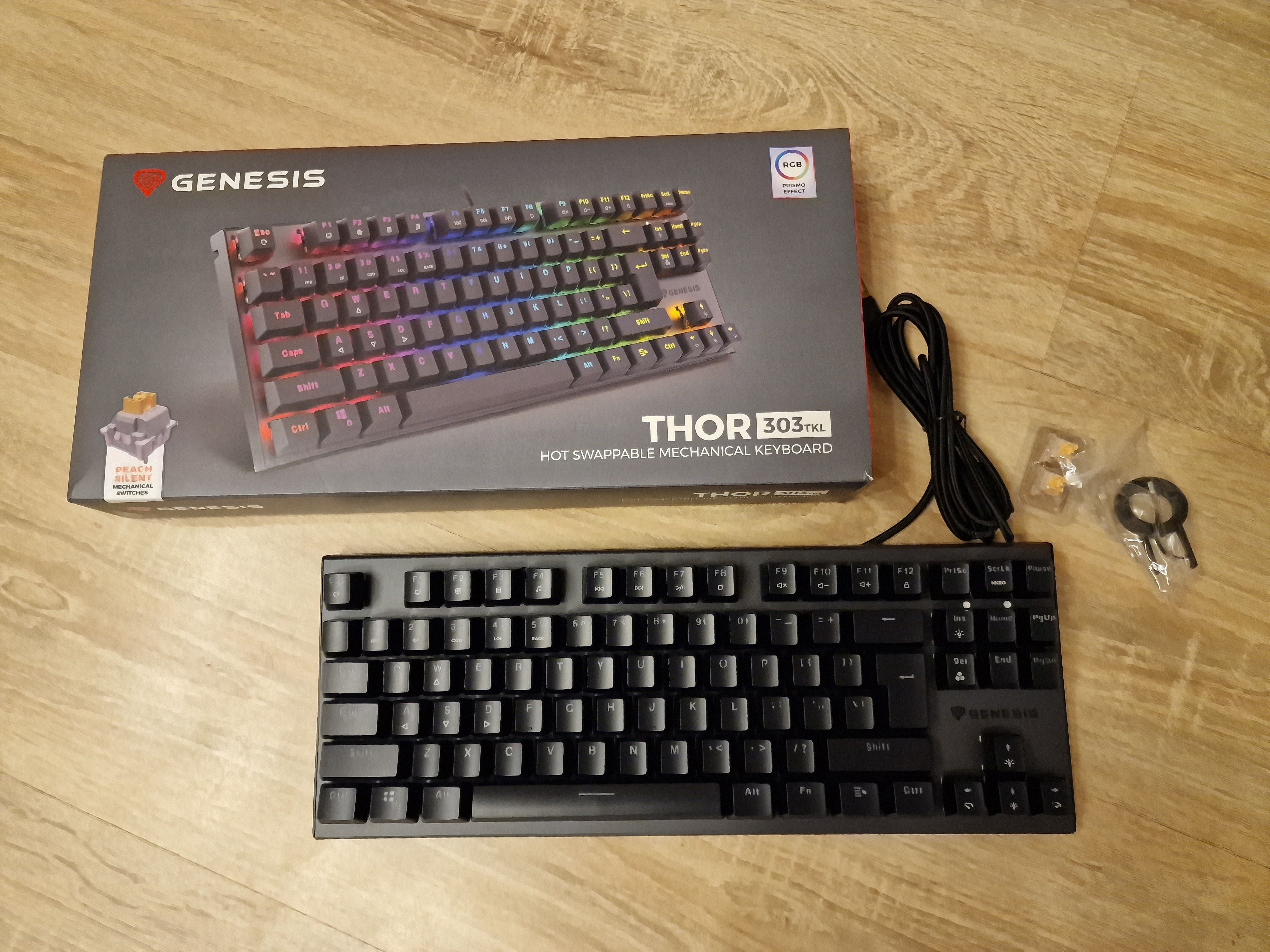 Genesis Thor 303 TKL Silent - hardvérový test / recenzia | Sector.sk