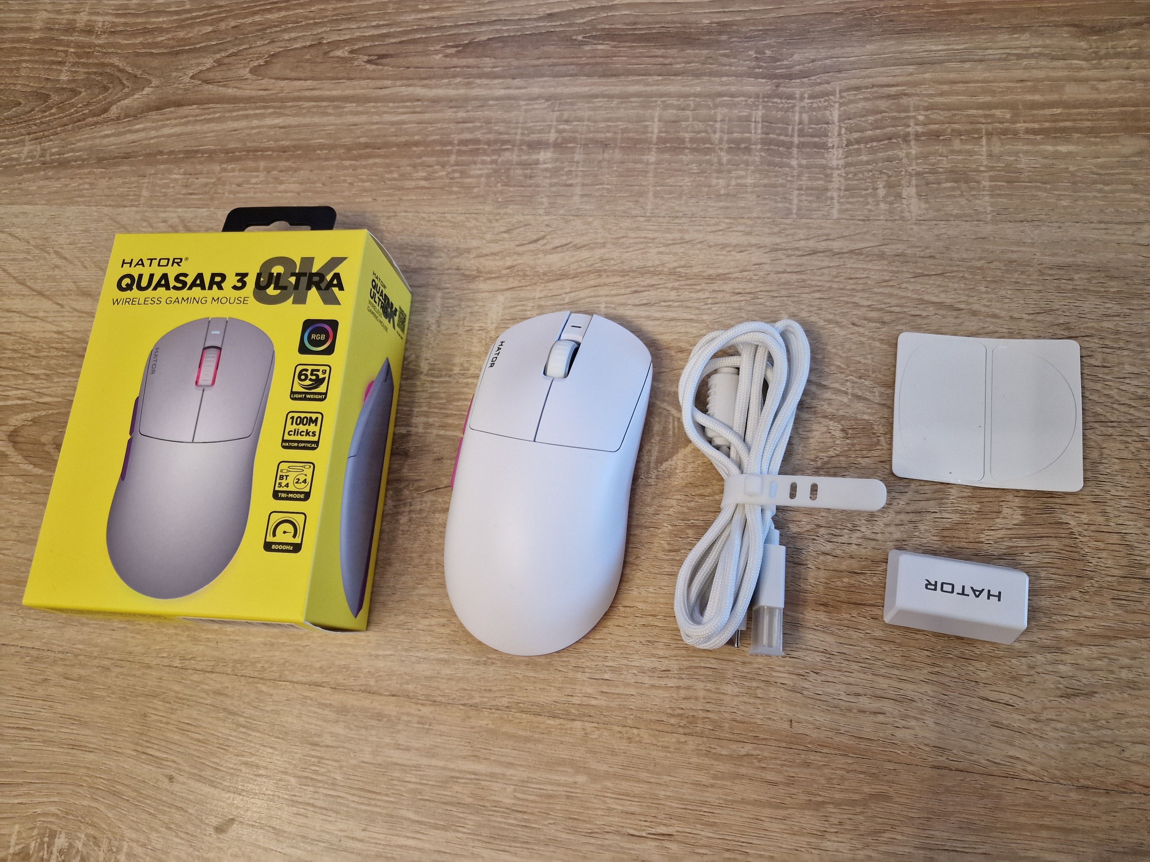 Hator Quasar 3 Ultra 8K a Stellar Pro Wireless myši - hardvérový test ...