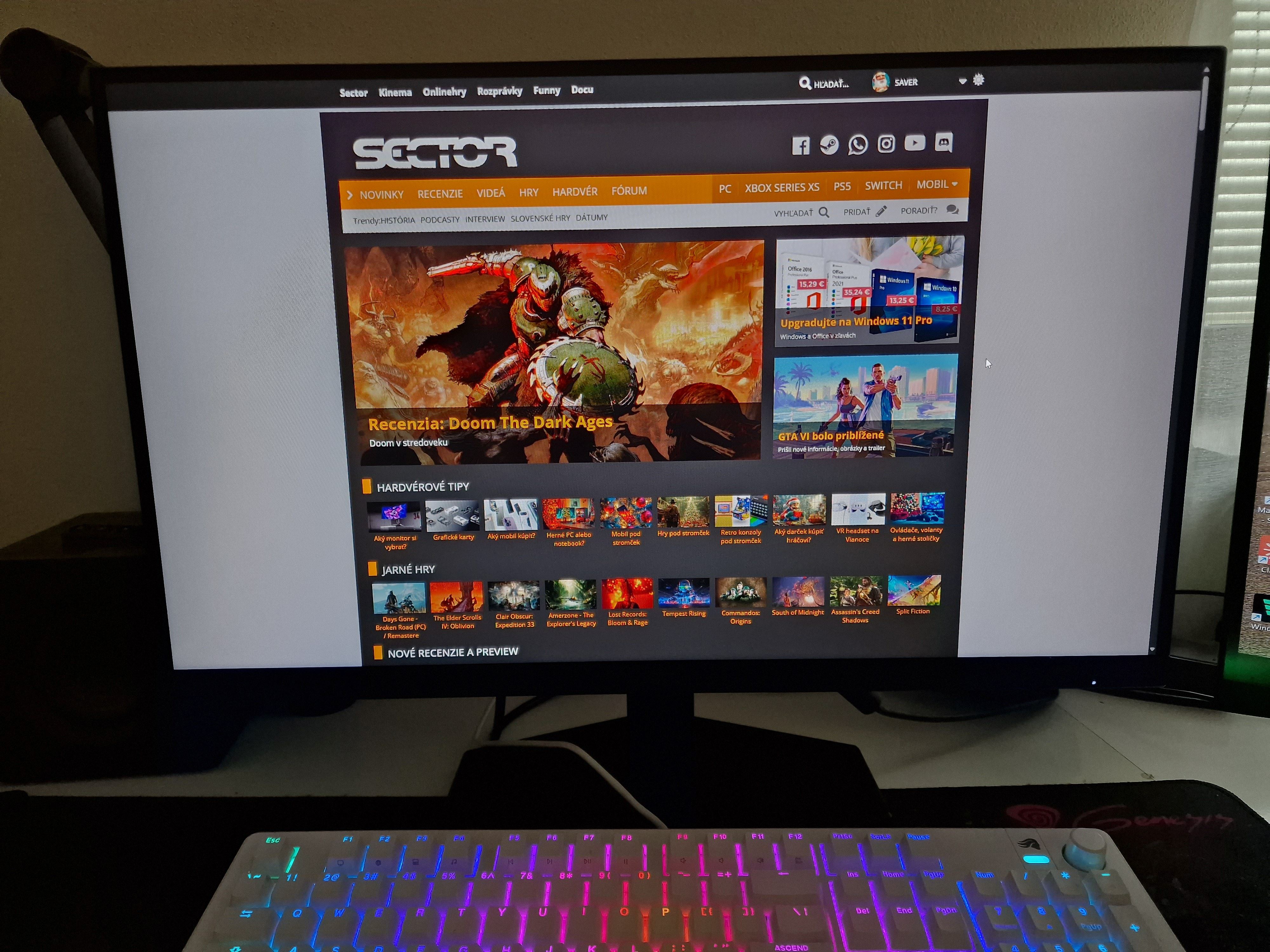 AOC 27G42E - herný 1080p monitor - hardvérový test / recenzia | Sector.sk