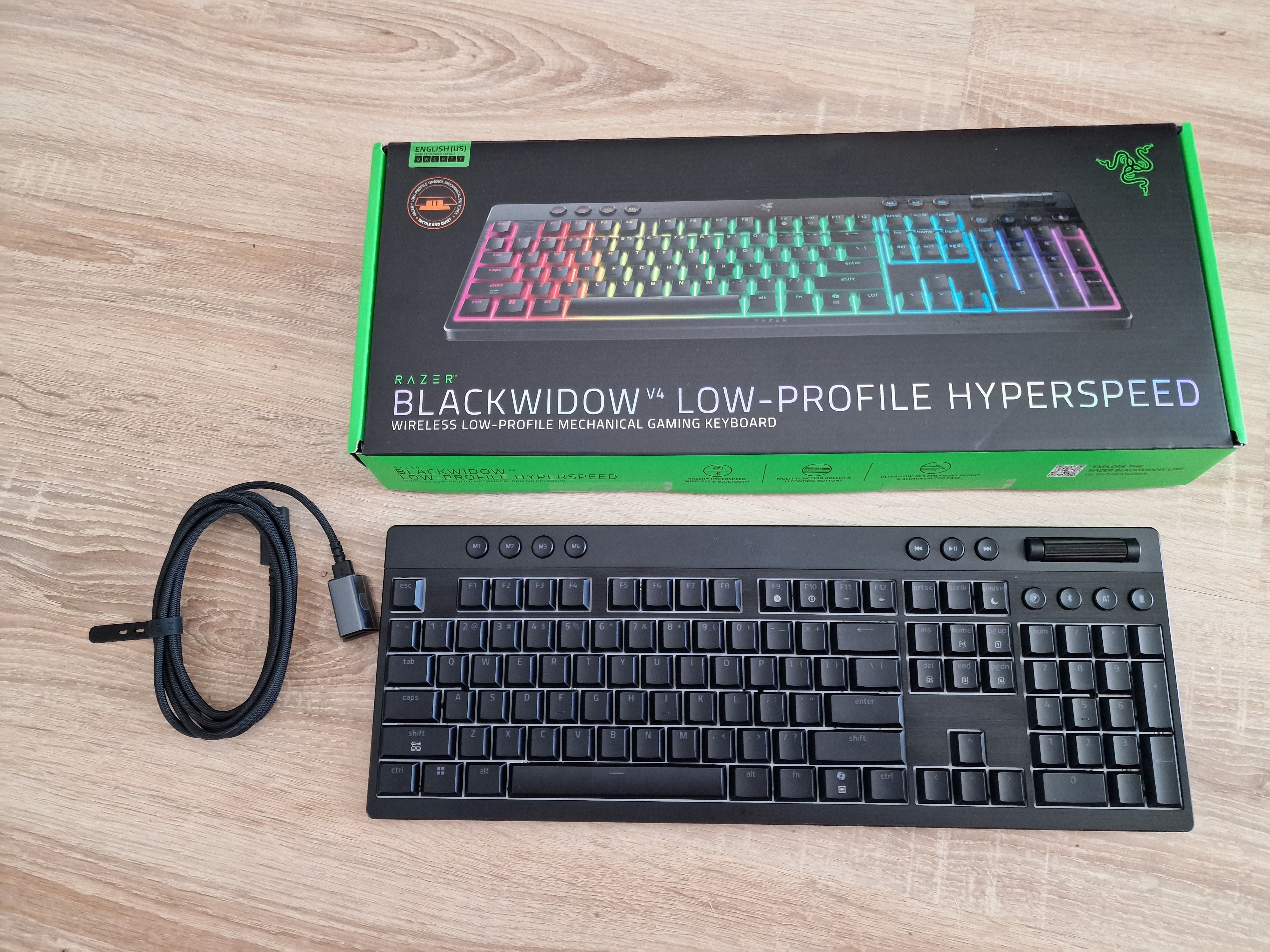 Razer BlackWidow V4 Low-profile Hyperspeed - hardvérový test / recenzia ...
